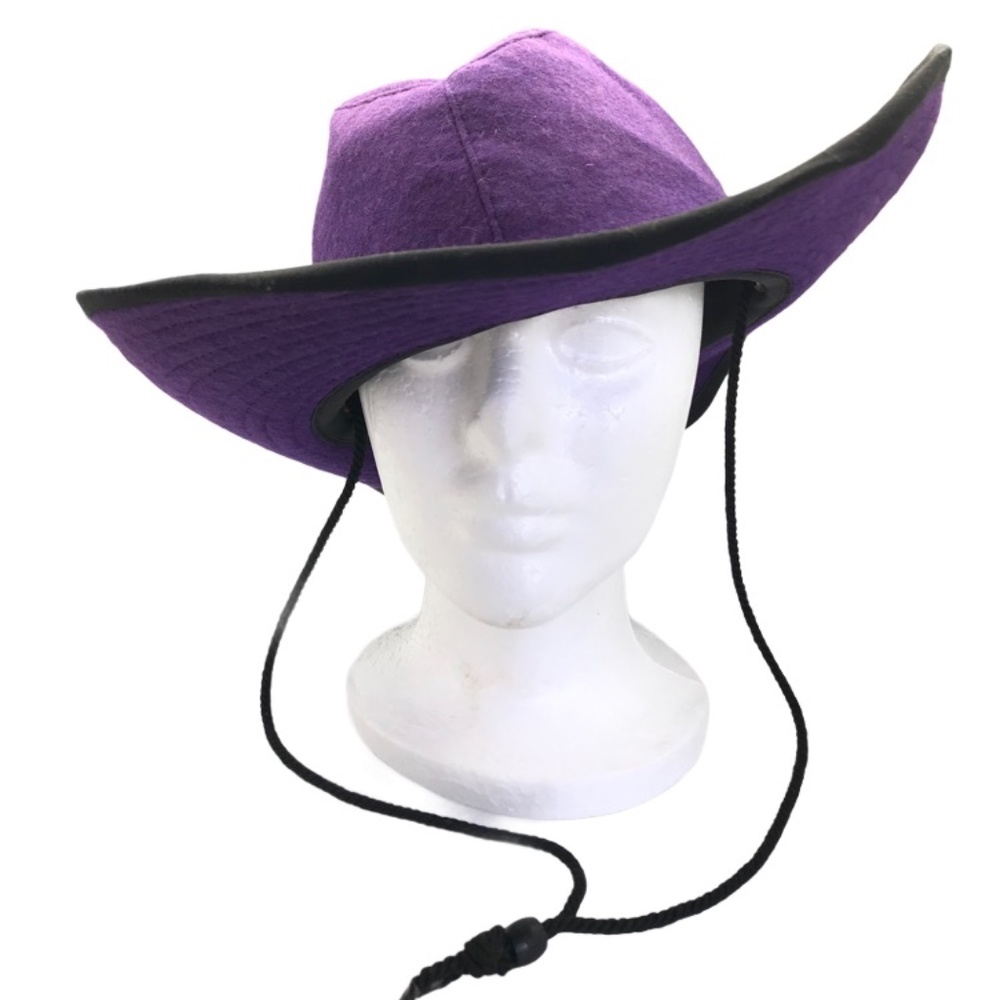Purple Cowboy Unisex Hat From The 1980's - Gem